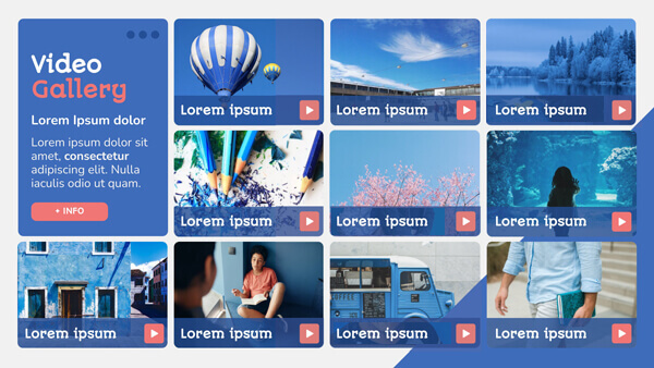 Galerie vidéo | Modèles Genially